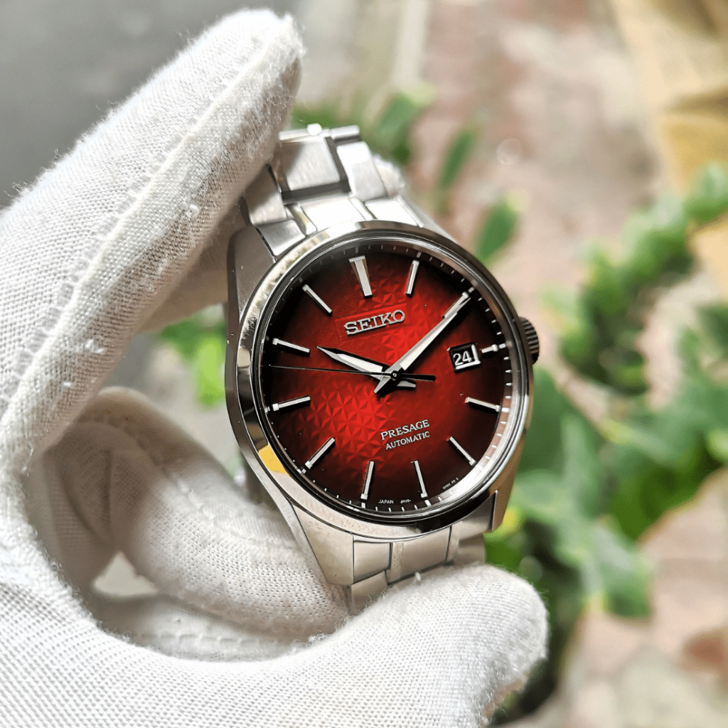 Đồng hồ Seiko Presage Sharp-Edge Series SPB227 Crimson Red