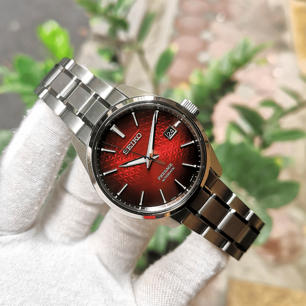 Đồng hồ Seiko Presage Sharp-Edge Series SPB227 Crimson Red