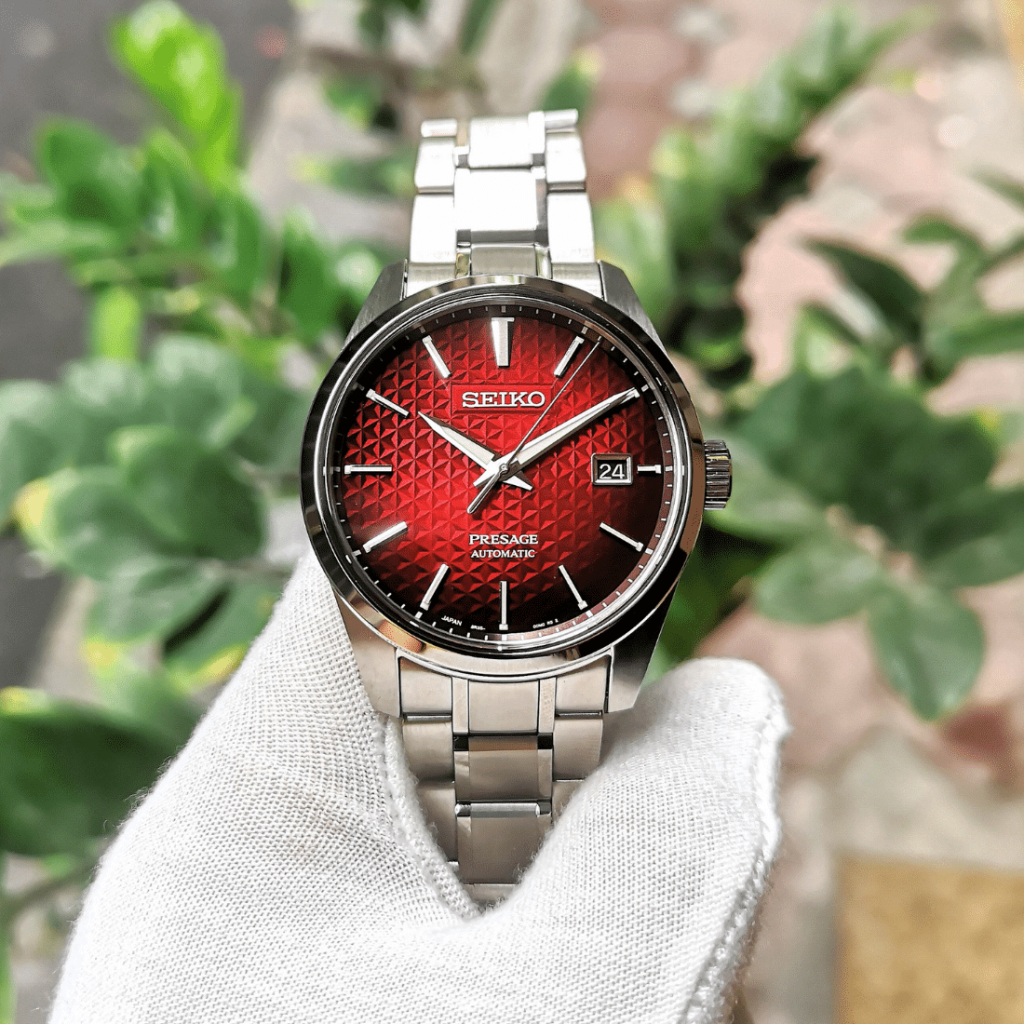 Đồng hồ Seiko Presage Sharp-Edge Series SPB227 Crimson Red