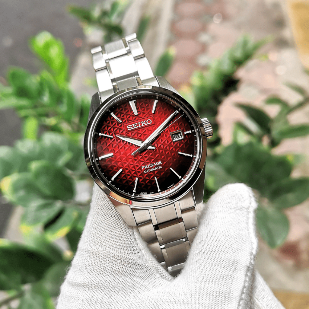 Đồng hồ Seiko Presage Sharp-Edge Series SPB227 Crimson Red